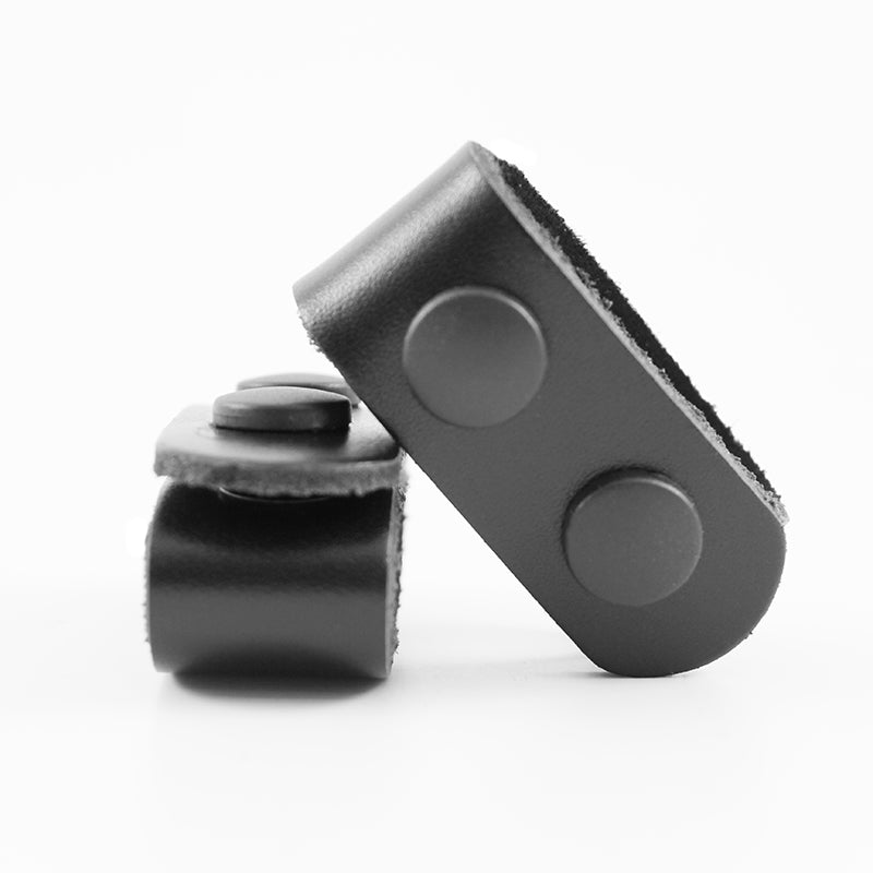 100% LEATHER BELT KEEPERS SET OF 2 FOR 2